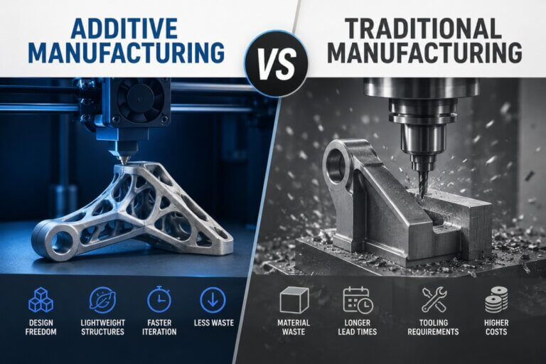 Additive Manufacturing vs Traditional Manufacturing 2026: Decision ...